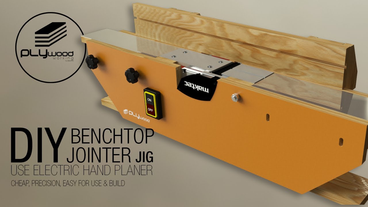 Hand Planer Jointer for smooth surfaces on wood - Electric Counselor